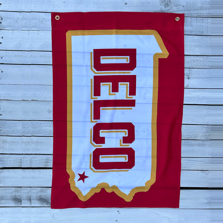 Dorm Flags – Blue Rooted