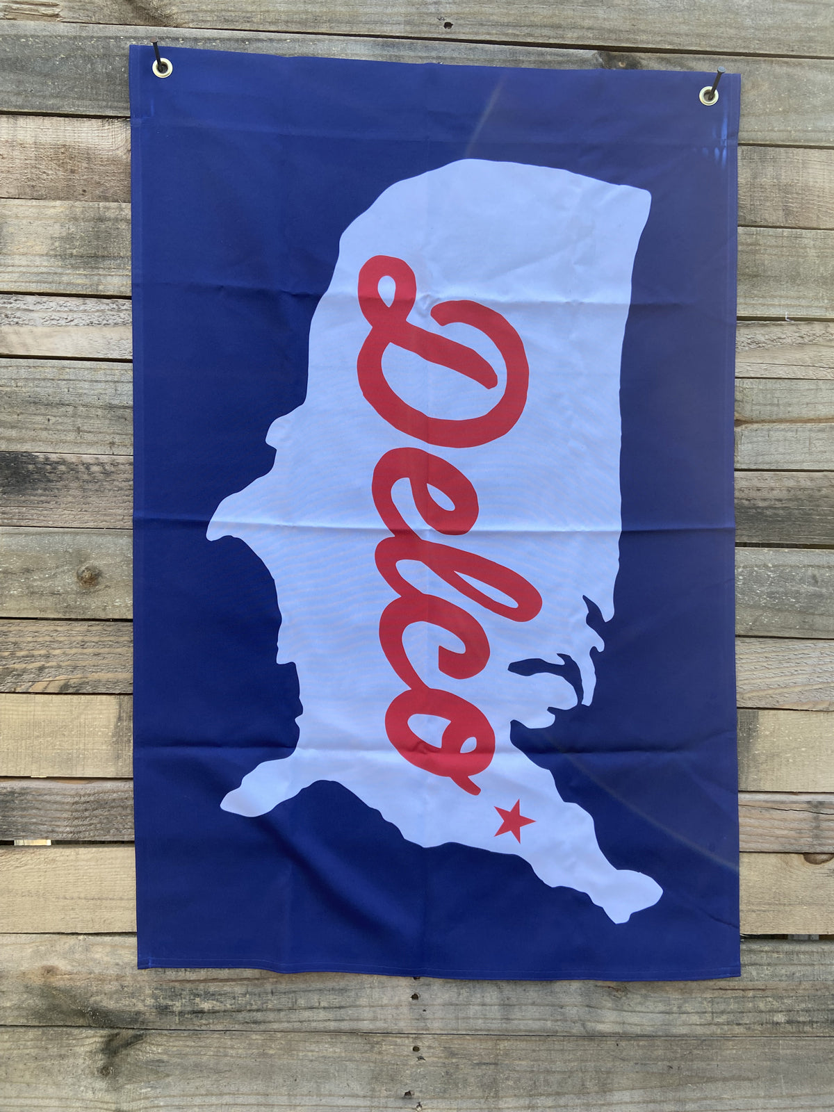 Dorm Flags – Blue Rooted