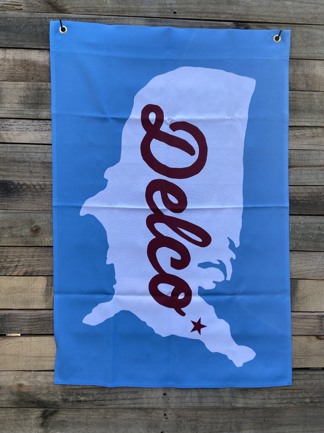 Dorm Flags – Blue Rooted