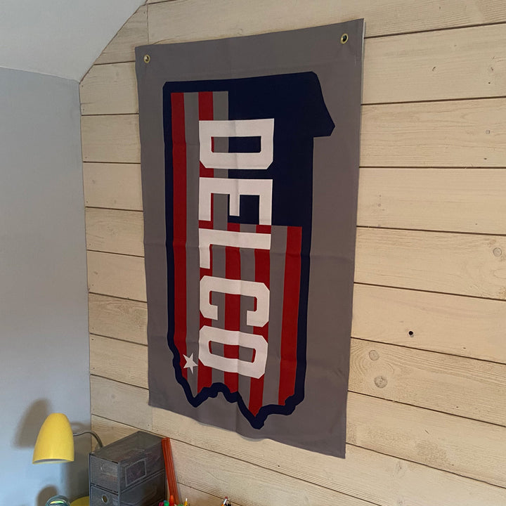 Dorm Flags – Blue Rooted